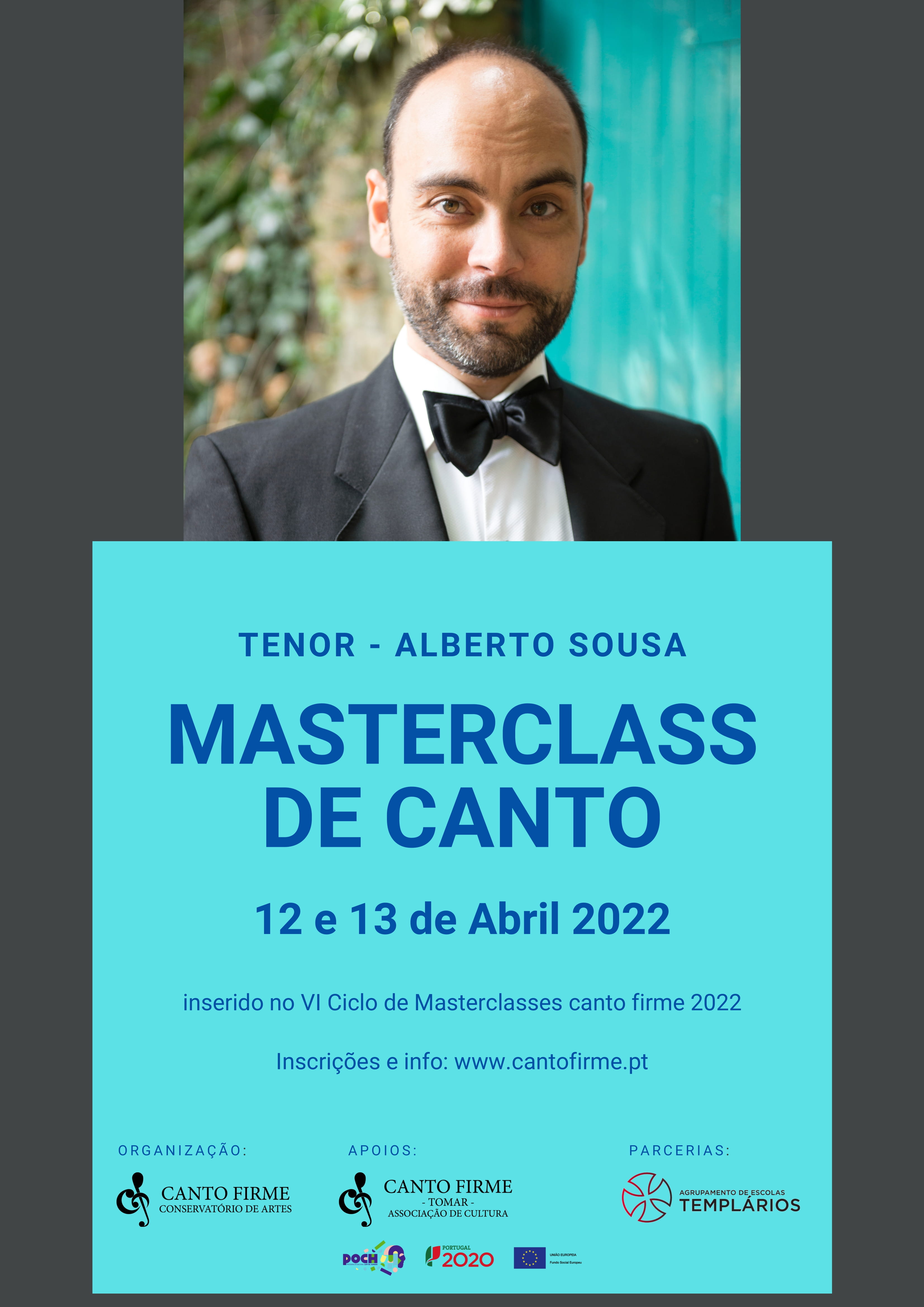 MASTERCLASS DE CANTO - ALBERTO SOUSA - TENOR - Canto Firme